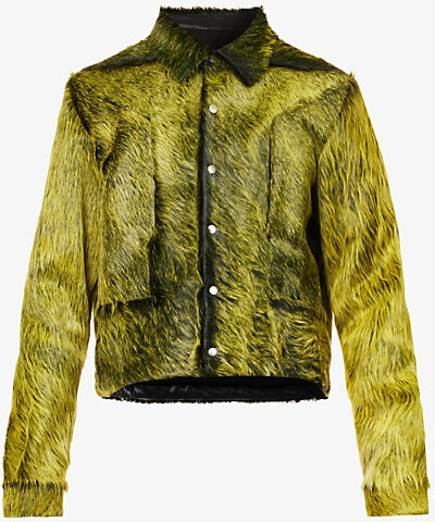 Rick Owens Mens Acid Melange Alice Strobe Back-strap Regular-fit ...