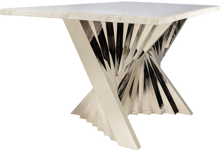 Statements By J Waterfall Marble Top Dining Table - ShopStyle