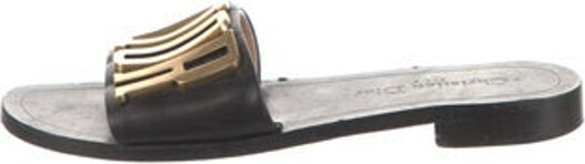 Christian Dior Dio(r)evolution Leather Slides - ShopStyle