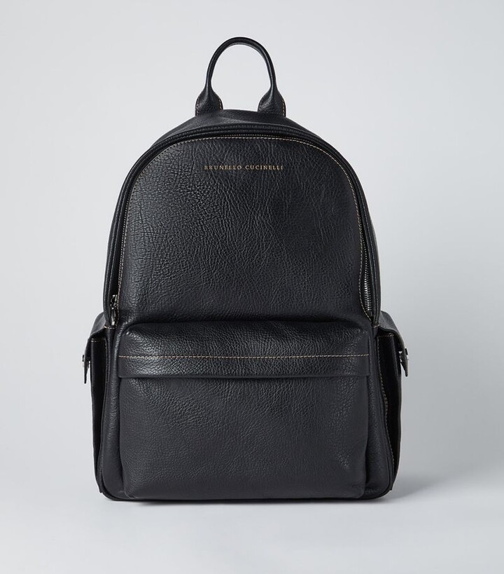 Brunello Cucinelli Leather Backpack - ShopStyle