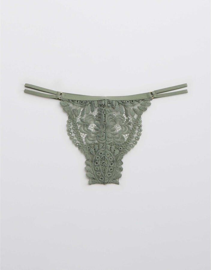 aerie Far Out Lace String Thong Underwear - ShopStyle Teen Girls' Intimates