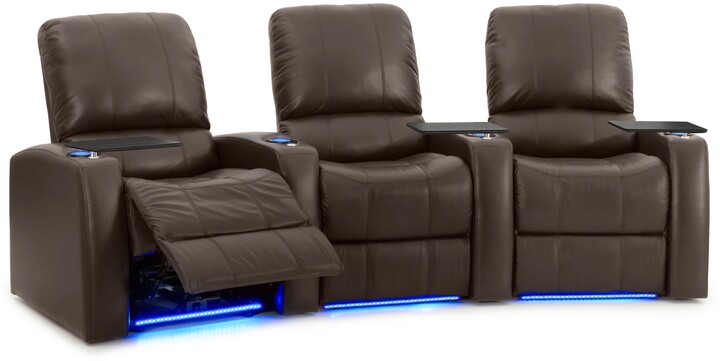 Octane Seating Octane Blaze XL900 Power Leather Home Theater Seating ...