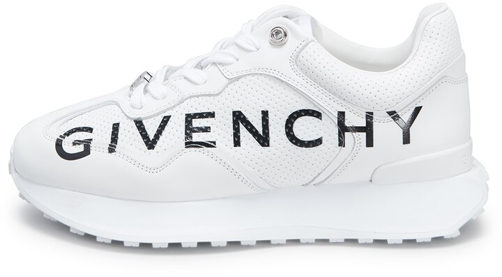 Givenchy Giv Leather Logo Runner Sneakers - ShopStyle
