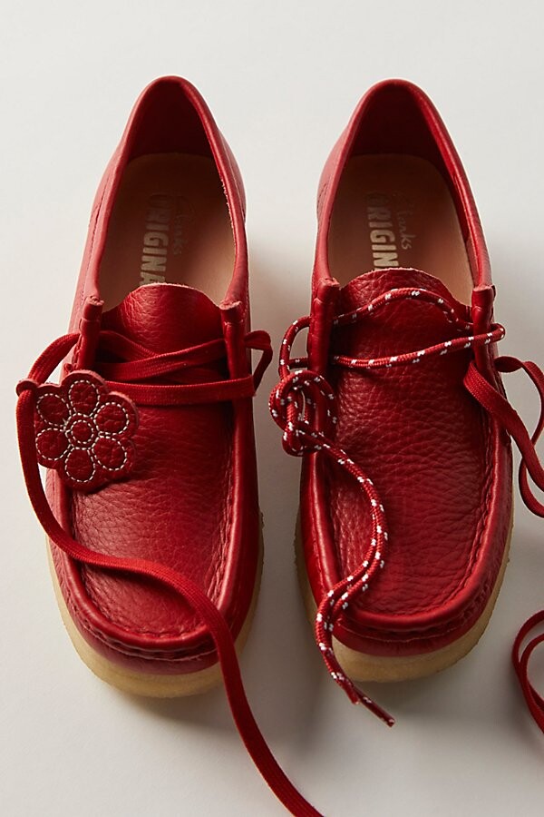 Clarks Pop Leather Wallabee Moccasins - ShopStyle Platforms