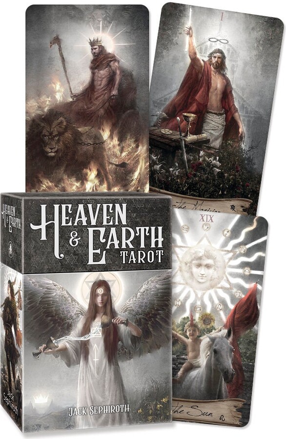 Etsy Heaven & Earth Tarot Cards & Guidebook Oracle Card Deck Book Magick Magic Witchcraft Witch ...