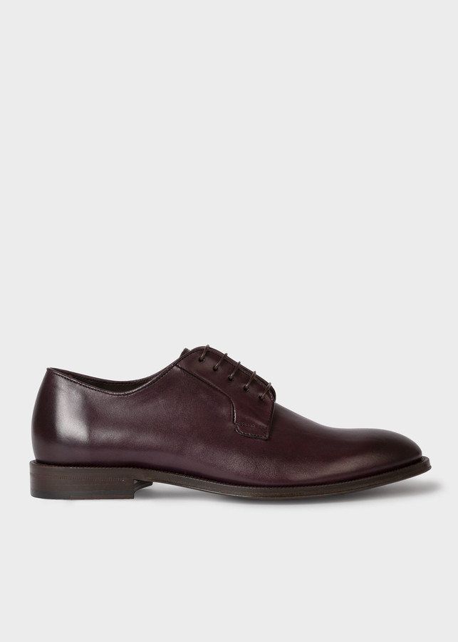 Men's Dark Purple Leather 'Chester' Flexible Travel Shoes - ShopStyle