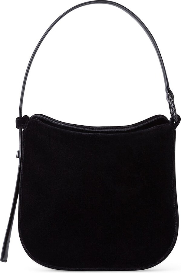 Akris Women's Anna Mini Structured Leather Hobo Bag - Black - ShopStyle