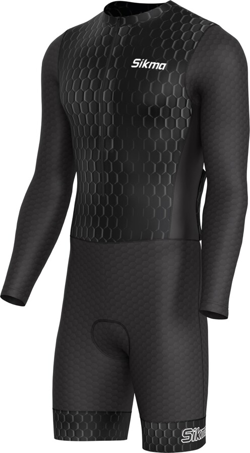 Sikma Men's Cycling Skinsuit Gel Padded One Piece Trisuit Bike Top Short Sublimated Unique ...
