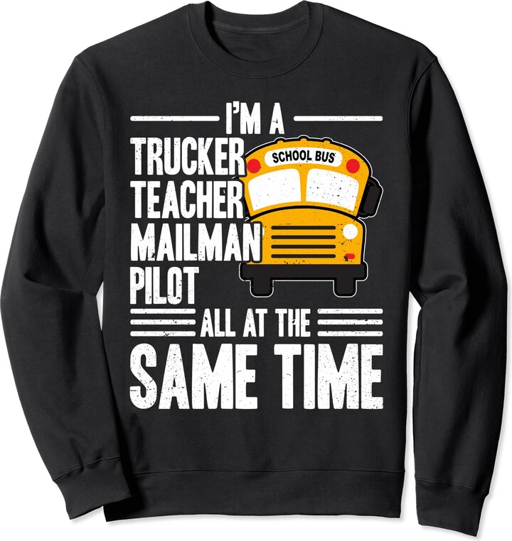 Merjac School Bus Driver Accessories Co. Funny School Bus Driver Job ...