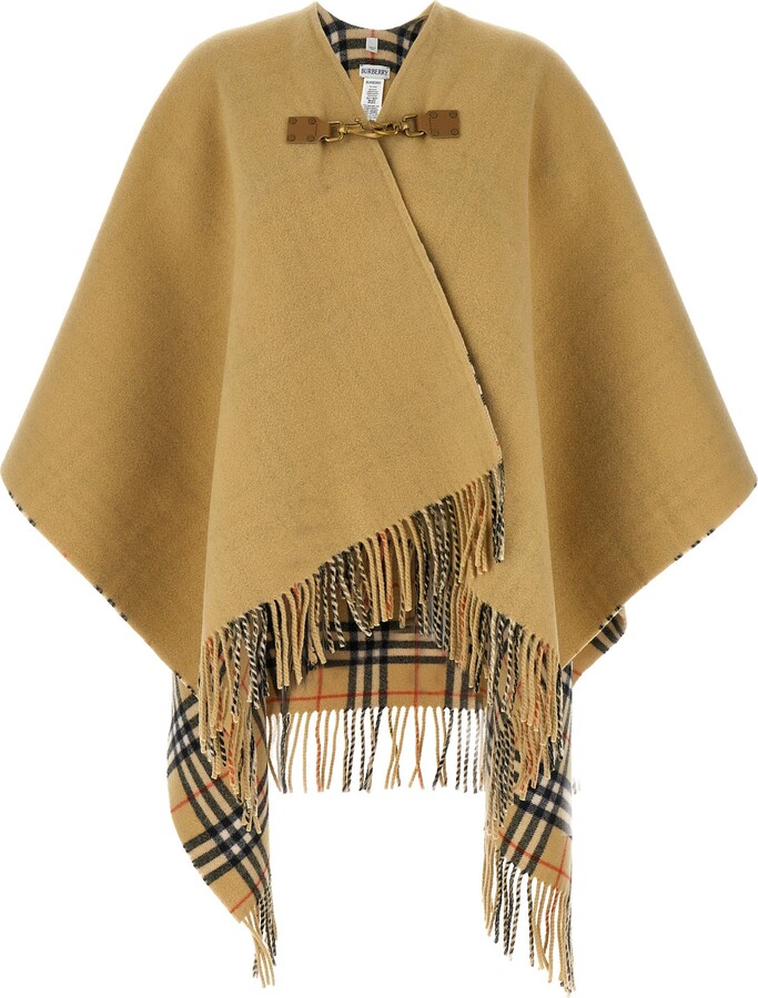 Burberry Wool Cape Capes - ShopStyle