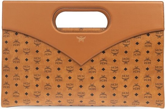 MCM Diamond Logo Printed Shopper Bag - ShopStyle