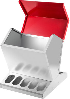 Tucker Murphy Pet Galvanized Poultry Feeder 25lbs Capacity Chicken ...