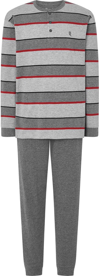 El Búho Nocturno Pyjama Man Long Cotton Pyjama Set Knight Esquijama ...