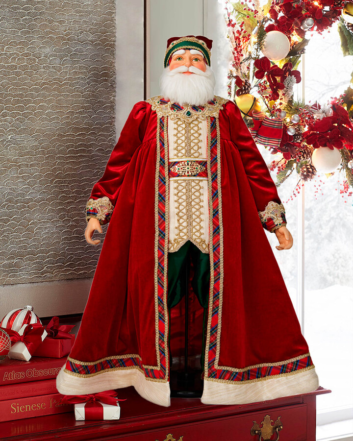Katherine's Collection Chinoiserie Gold Santa Doll - ShopStyle Winter Decor