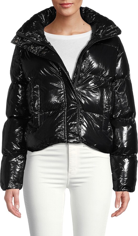 Noize Coco Cropped Puffer Jacket - ShopStyle