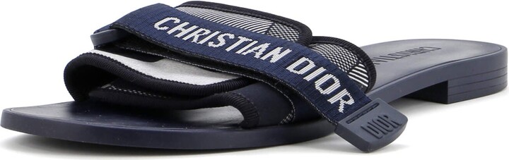 Christian Dior Women's Dio(r)evolution Slide Sandals Technical Fabric ...