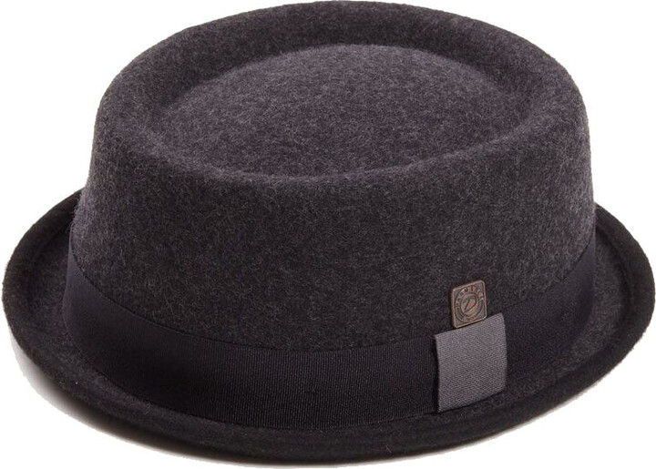 Dasmarca Hats Men's Tony Slate Dark Grey Felt Skimpy Brim Short Brim ...