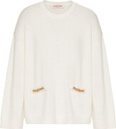 Valentino Chain-Detail Cashmere Jumper - ShopStyle