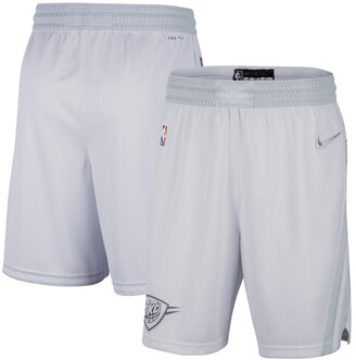 Nike Men's White, Gray Oklahoma City Thunder 2021/22 City Edition ...