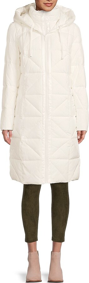 Donna Karan Bib Hooded Down Puffer Jacket - ShopStyle