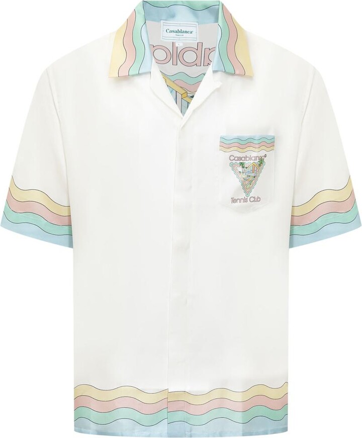 Casablanca Cuban Collar Shirt - ShopStyle