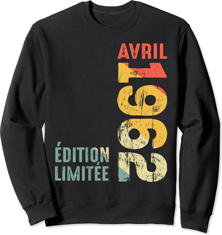 Birth Since Month Of April Retro Vintage Year Limited Edition April ...