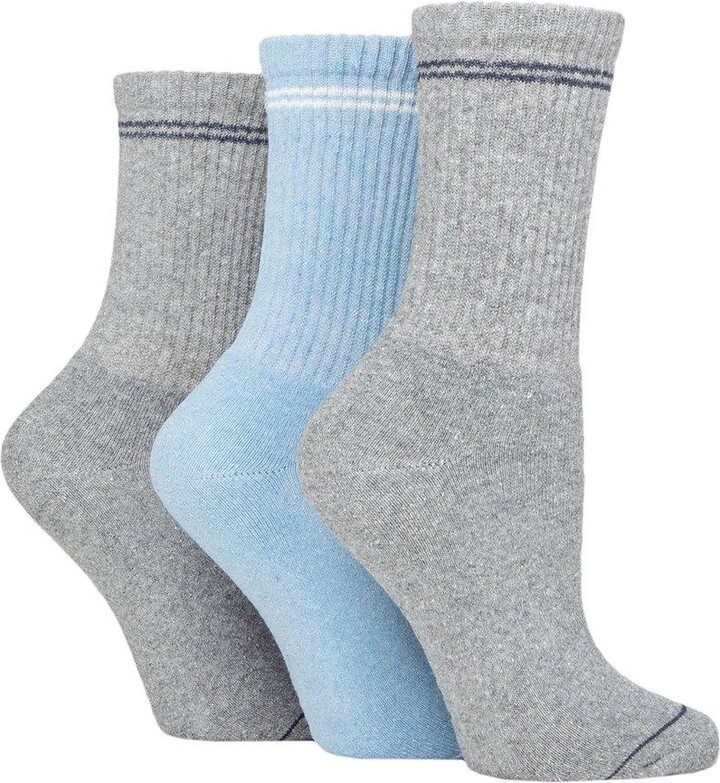 SOCKSHOP TORE 3 Pair 100% Recycled Fashion Cotton Sports Socks - ShopStyle