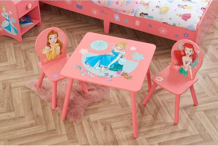 Disney Home Official Disney kids Princess Table & Chairs Childrens ...