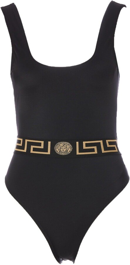 Versace Greca Border One Piece Swimwear - ShopStyle