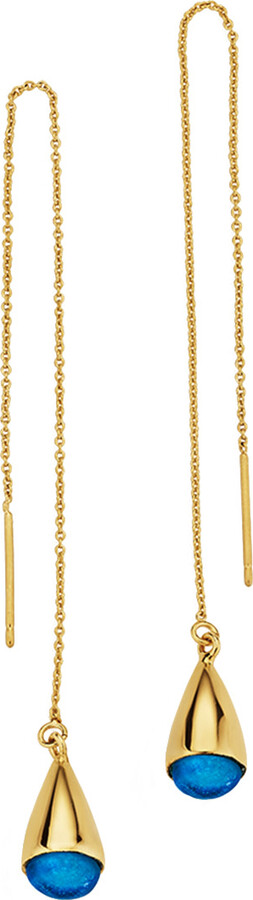 Soko Inc. Glass Dash Chain Threader Earrings - ShopStyle
