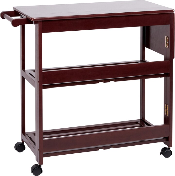 GREATPLANINC Expandable desktop 2 Slatted Shelves with Handcrafted ...