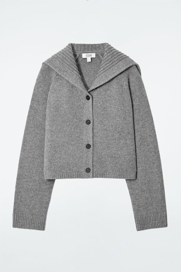 COS Sailor-Collar Wool Cardigan - ShopStyle