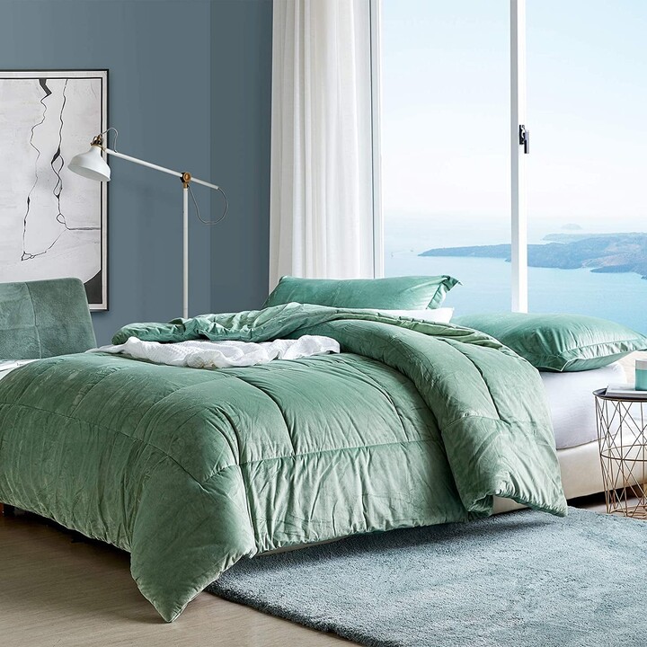Cuz I'm Cozy - Coma Inducer® Oversized Comforter Set - Olive Pine Green ...