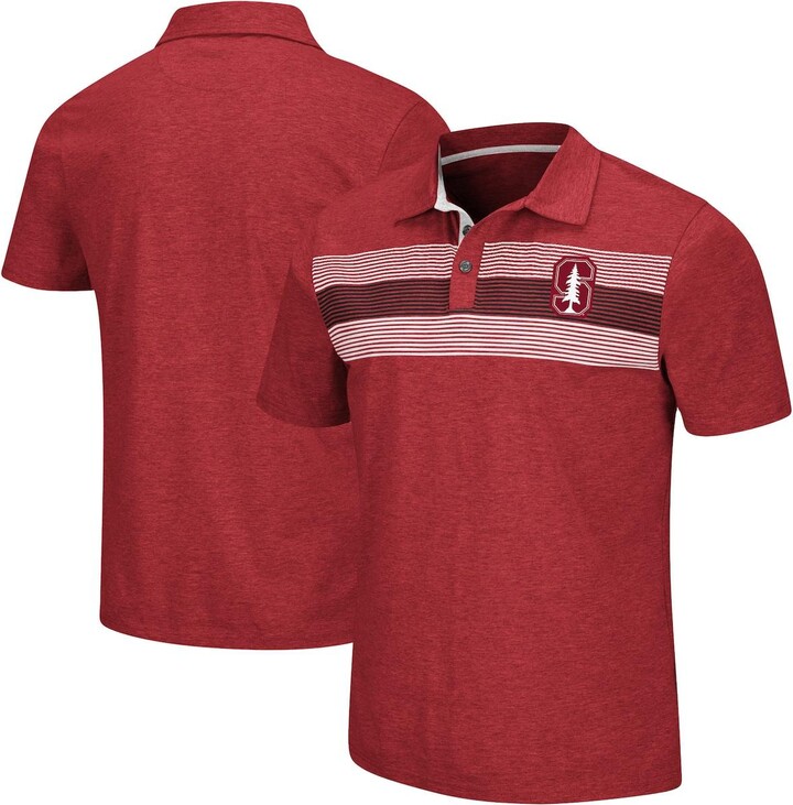 Colosseum Men's Cardinal Stanford Cardinal Logan Polo Shirt - ShopStyle