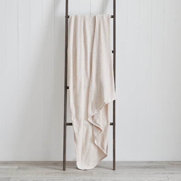 Dunelm Chenille Cream Throw Cream - ShopStyle