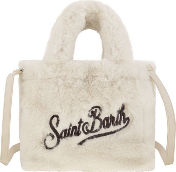 MC2 Saint Barth Logo Embroidered Mini Vanity Tote Bag - ShopStyle