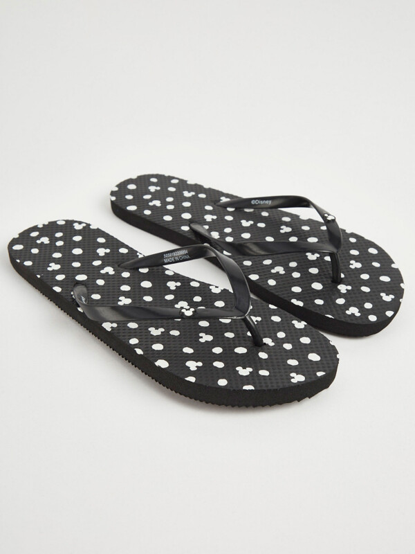 Disney Mickey Mouse Flip Flops - Black - ShopStyle
