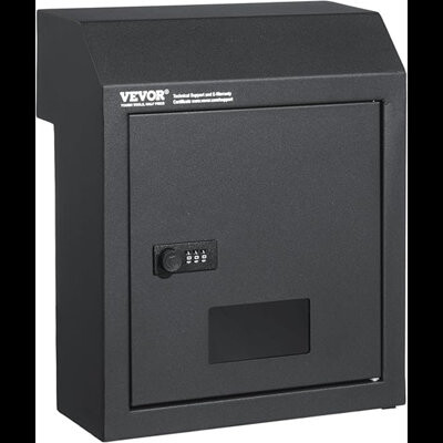 Invenitiah VEVOR Through The Door Key Drop Box, Heavy Duty Steel ...