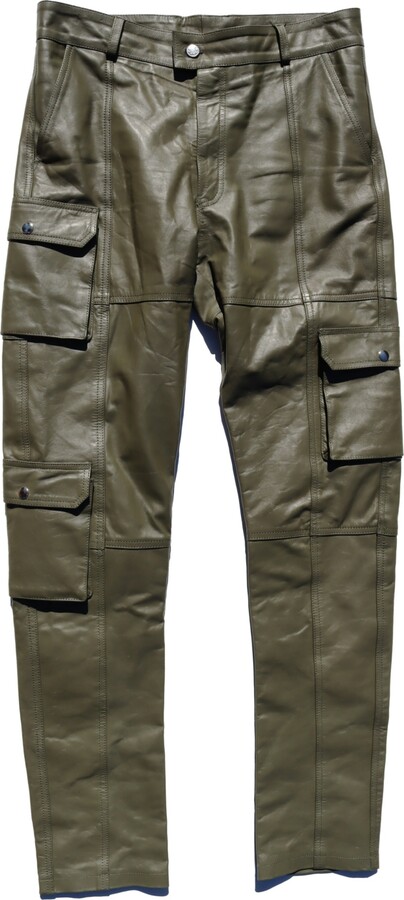 Solomon Lawrence Sl Men's Combat Cargos Leather Pants - ShopStyle