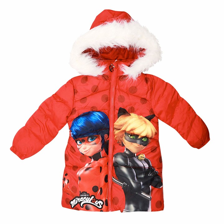 Miraculous LadyBug e Cat Noir - Parka Jacket Jacket Synthetic Down ...