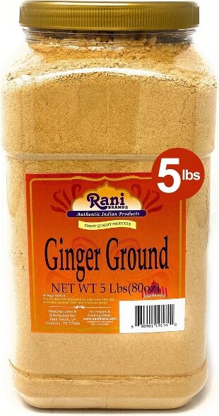 Rani Brand Authentic Indian Foods Ginger (Adarak) Ground - 5lbs (80oz ...