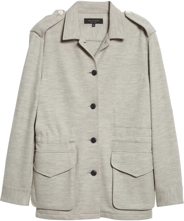 Rag & Bone Ohara Wool Knit Field Jacket - ShopStyle