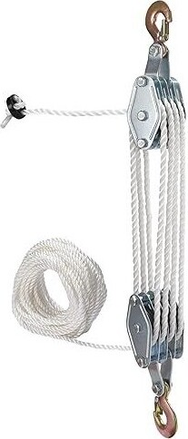 SafeStrap Block And Tackle Pulley System, Silver - ShopStyle Shoulder Bags