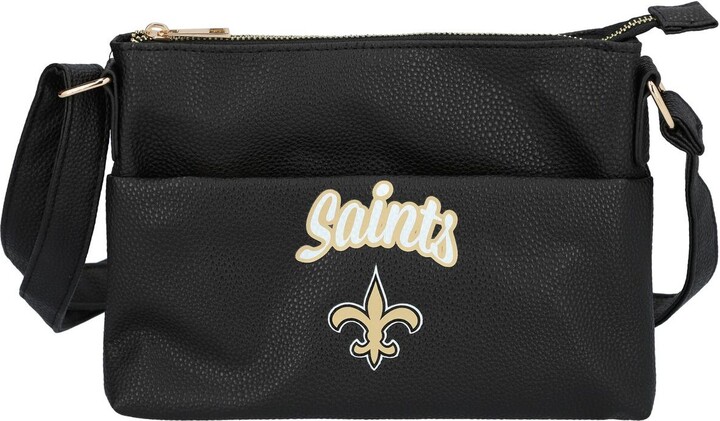 Women's Foco New Orleans Saints Logo Script Crossbody Handbag ...
