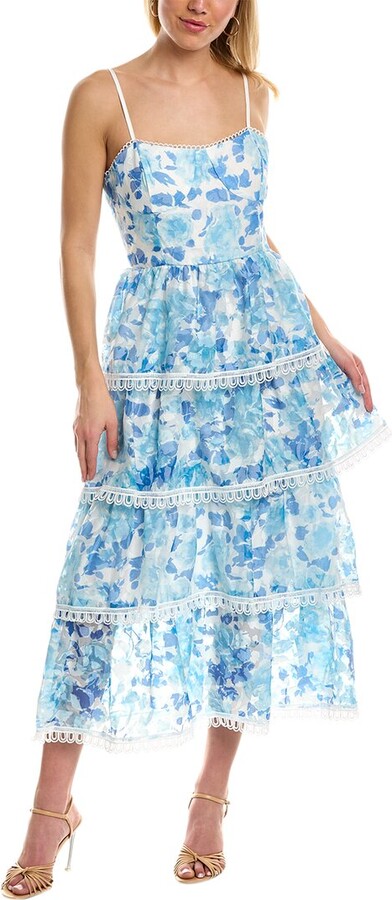 Beulah Tiered Midi Dress - ShopStyle