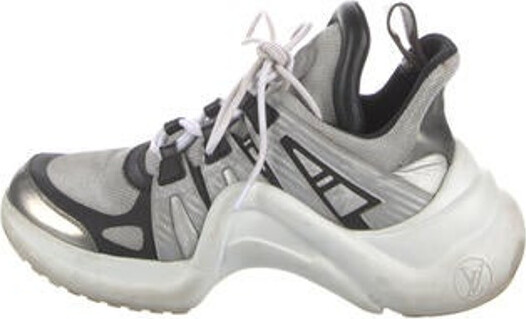 Louis Vuitton Mesh Accents Chunky Sneakers - ShopStyle