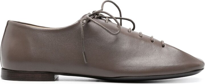 Lemaire square-toe Derby shoes - ShopStyle Flats