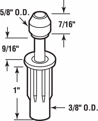 PrimeLine Nylon Top, Bi-Fold Top Mount Pivot - ShopStyle Foundations