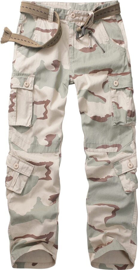 Jessie Kidden Women's Combat Cargo Trousers Camo Camouflage Army ...