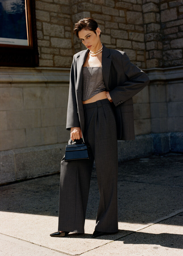 And other stories Relaxed Press Crease Trousers - ShopStyle